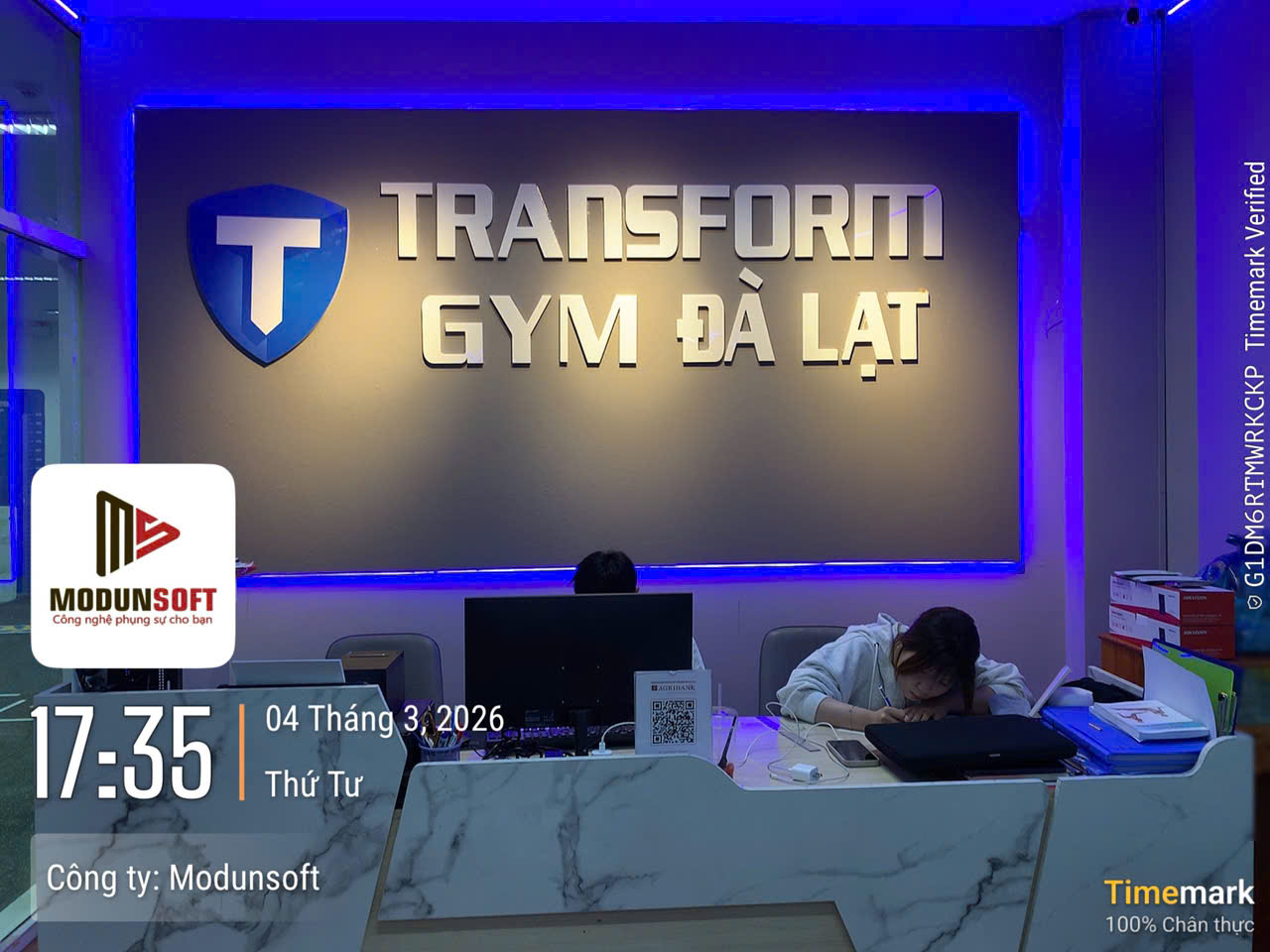 TRIỂN KHAI PHẦN MỀM GYM MODUN CHO TRANSFORM GYM ĐÀ LẠT.